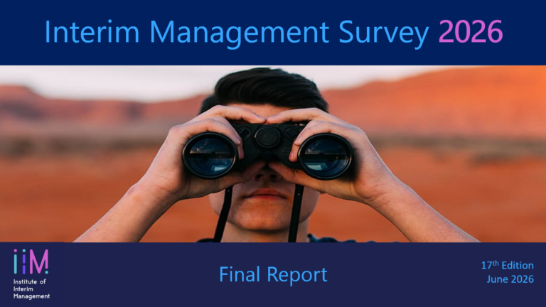 IIM Interim Management Survey 2026 results now live - Institute of ...
